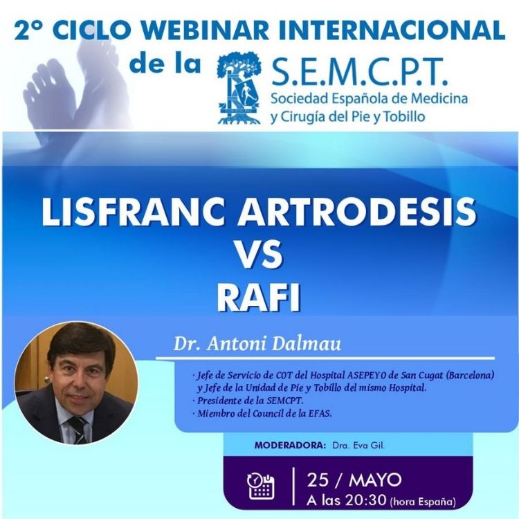 webinar SEMCPT: Lisfranc Artrodesis VS RAFI :: Sociedad Argentina de ...